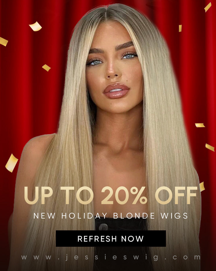 Glueless Curtain Bang Human Hair Wigs|Ombre Ash Blonde Wig With Bangs ...