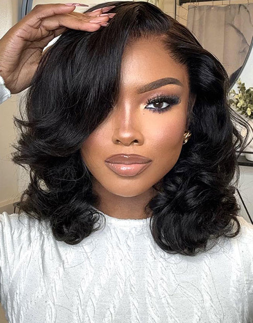 9x6 Pre Cut Max Lace Crystal HD Lace Wear & Go Human Hair Wigs Beginner ...