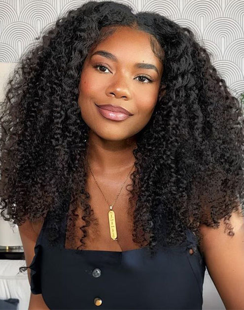 Black Curly Wigs | Black Curly Human Hair Wig – Jessie's Wig
