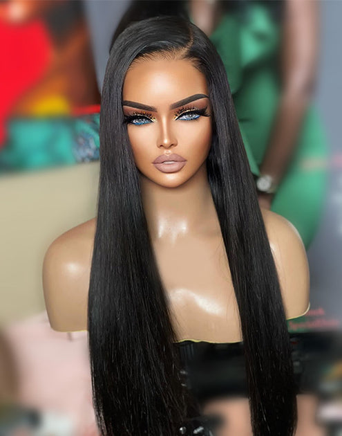 9x6 Pre Cut Max Lace Crystal HD Lace Wear & Go Human Hair Wigs Beginner ...