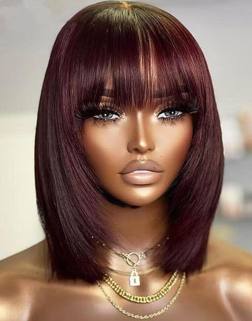 Side Part Wig | Refined Human Hair Styles – Jessie's Wig