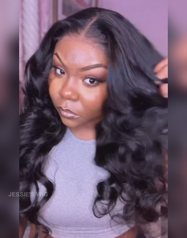 (Super Deal) 13X5 Lace Front Pre Cut Lace Air Cap Wig 4X4 Glueless Hum ...