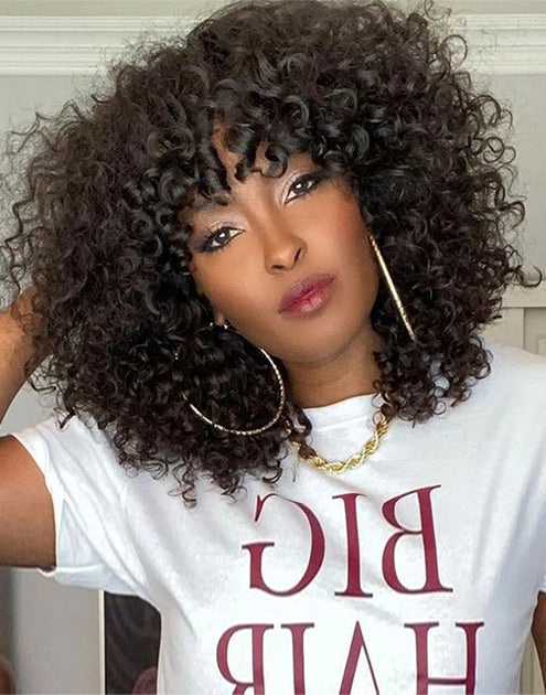 Shake and Go Wigs | Human Hair, Half Wig & Curtain Bang – Jessie's Wig